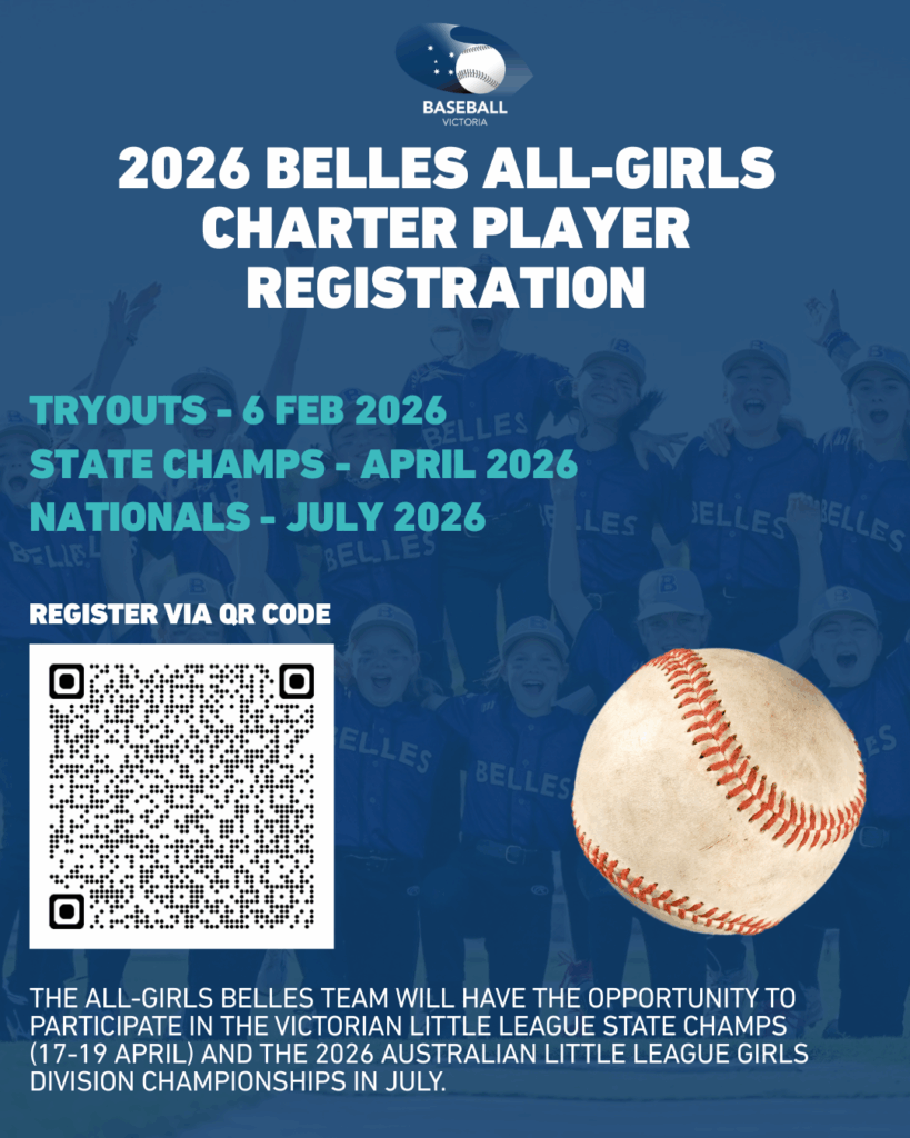 Registration Open for Belles All-Girls Charter Tryouts - Baseball Victoria